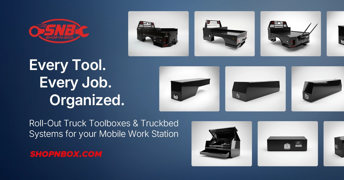 Truck Toolboxes & Flatbed Organization Systems | Shop-N-Box™ | Shop-N-Box™
