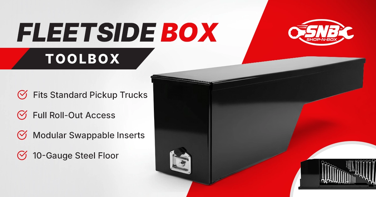 Fleetside Box | Roll-Out Truck Bed Toolbox for Pickup Trucks | Shop-N ...